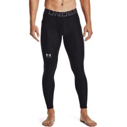 Lauftights Under Armour "Under Armour LEGGINGS", Herren, Gr. XL, N-Gr, schwarz, Jersey, Obermaterial: 79% Polyester, 21% Elasthan, sportlich, Hosen