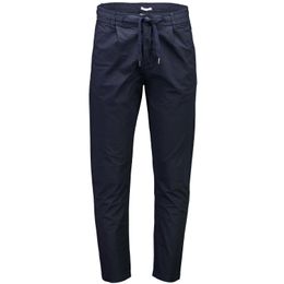 Stoffhose LINDBERGH "LINDBERGH Freizeithose", Herren, Gr. L, blau (navy), Oberstoff: 98% Baumwolle, 2% Elasthan, Hosen