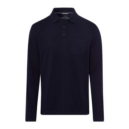 Poloshirt Brax "Style PIRLO", Herren, Gr. L (52), blau (dunkelblau), 100% Baumwolle, Shirts