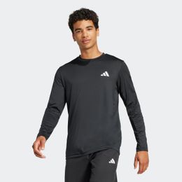 Funktionsshirt adidas Performance "TR-ES STRE LS T", Herren, Gr. S, schwarz, Obermaterial: 92% Polyester, 8% Elasthan, sportlich, Kurzarm, Shirts