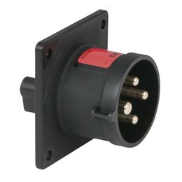 PCE CEE 16 A/400 V 4-pin Socket male - Schwarz - IP44