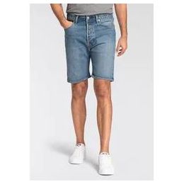 Levi's Jeansshorts LEVI'S "501" Gr. 32, N-Gr, blau (9am on battery short), Herren, Denim/Jeans, Obermaterial: 99% Baumwolle, 1% Elasthan, Jeans, FRESH COLLECTION, 501 collection