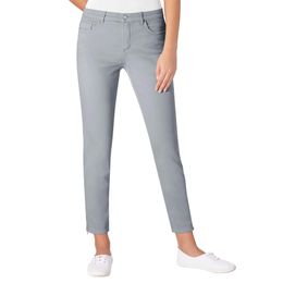 Stretch-Jeans Ascari Gr. 18, Kurzgrößen, grau, Damen, 91% Baumwolle, 6% Polyester, 3% Elasthan, unifarben, Jeans