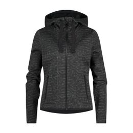 Human Nature Fleecejacke Damen meliert, schwarz