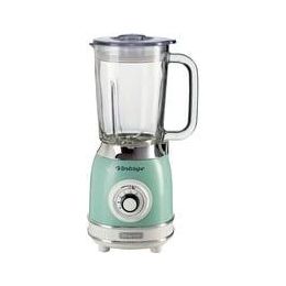 Ariete Standmixer Vintage green, Glasbecher hellgr&uuml;n, 1.000 Watt, 1,5 Liter