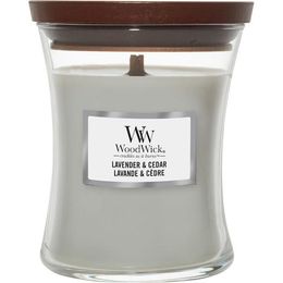 WoodWick Raumdüfte Duftkerzen Lavender + Cedar Medium Jar