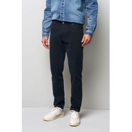 Chinos MEYER "Five-Pocket Chino" Gr. 36, Länge 36, blau, Herren, 98% Baumwolle;2% Elasthan, unifarben, Hosen, aus robustem BIO-Baumwoll