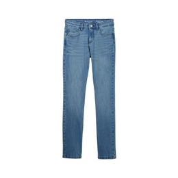 Tom Tailor Damen Alexa Straight Jeans, blau, Uni, Gr. 28/32