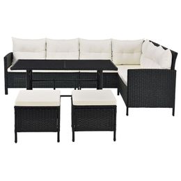 Juskys Gartenlounge Manacor (creme)