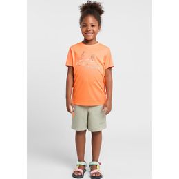 Jack Wolfskin T-Shirt »OUT AND ABOUT T KIDS« digital-orange 140 140 Leichtes Funktions-T-Shirt