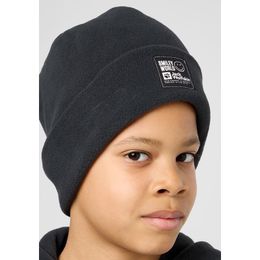 Jack Wolfskin Beanie &raquo;SMILEYWORLD TEEN BEANIE&laquo; granite-black onesize Aus recycelten Materialien