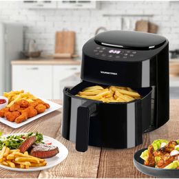 gourmetmaxx Heißluftfritteuse »Digital 4, 5l, schwarz, 11822« 1450 W schwarz
