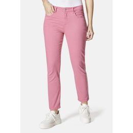 STOOKER WOMEN 5-Pocket-Hose »Zermatt Twill Straight Fit« Straight Fit Casual Clean Wash Denim Jeans für Damen fruit dove pink 42 - Länge 28 Länge...