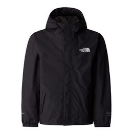 Regenjacke The North Face "ANTORA RAIN JACKET", Kinder, Gr. L/146 (152), schwarz (tnf schwarz), Stoff, Obermaterial: 100% Polyester. Obermaterial 2: 100% Polyamid. Futter: 100% Polyester, unifarben, sportlich, schmal, hoch geschlossener Ausschnitt, Langarm eingesetzt elastischer Bund, Jacken