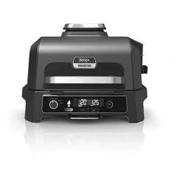 Elektrogrill Ninja "Woodfire OG850EU", schwarz, B:57cm H:41cm T:51,22cm, Kontaktgrill_Standgrill_Tischgrill_Teppanyakigrill, Outdoor Grill, Smoker und Heißluft-Fritteuse