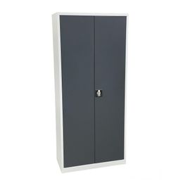 Ceha Stahl- und Fl&uuml;gelt&uuml;renschrank Classic 80 x 38 cm in anthrazitgrau
