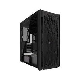 Corsair iCUE LINK 9000D Airflow , Big-Tower-Geh&auml;use schwarz, Tempered Glass