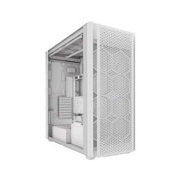 Corsair iCUE LINK 9000D Airflow, Big-Tower-Geh&auml;use wei&szlig;, Tempered Glass