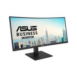 ASUS VA34VCPSR, LED-Monitor 86.4 cm (34 Zoll), schwarz, WQHD, VA, Curved, USB-C, HDR10, 100Hz Panel