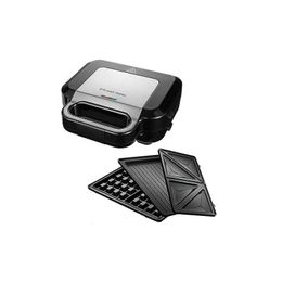 Sandwich Waffle Maker 3-in-1 3in1 black siver 26810-56 2681056 (26810-56) (26810-56) - Russell Hobbs