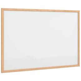 vidaXL - Magnetisches Whiteboard mit massivem Kiefernholzrahmen 60x40 cm