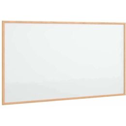 Magnetisches Whiteboard mit massivem Kiefernholzrahmen 100x55cm vidaXL