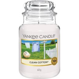 yankee candle Raumdüfte Duftkerzen Clean Cotton Classic Large Glass