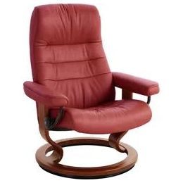 Relaxsessel stressless "Opal", rot (cherry), B:85cm H:105cm T:75cm, Leder PALOMA: Paloma ist ein durchgefärbtes Semianilin-Möbelleder mit natürlicher Narbung. Es wurde mit einer leichten Oberflächenbehandlung versehen, um es beständiger zu machen. Paloma ist weich im Griff und hat eine warme Ausstrahlung. Es ist atmungsaktiv und feuchtigkeitsabsorbierend. Paloma wird besonders von all jenen geschä