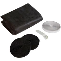 Windhager Moskitonetz "Open-UP", B:130cm L:150cm, grau, Sch&auml;dlingsschutznetze, Insektenschutzgitter, BxH: 130x150 cm