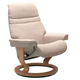 Relaxsessel stressless "Sunrise", beige (light beige q2 faron), B:79cm H:103cm T:73cm, Leder BATICK: BATICK ist ein leicht korrigiertes, durchgefärbtes und genarbtes Möbelleder, bei dem die meisten Unebenheiten und Spuren in der Regel entfernt wurden., Leder PALOMA: PALOMA ist ein durchgefärbtes Semianilin-Möbelleder mit natürlicher Narbung., ROHLEDER Stoff Q2 FARON: Ein fester zuverlässiger Boucl