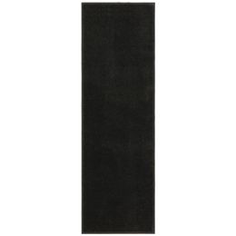 L&auml;ufer my home, B:60cm H:9mm L:180cm, grau, Kunstfaser, Flur, Teppiche, "Ember", Schmutzfangl&auml;ufer, Schmutzfangteppich, Schmutzmatte