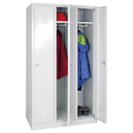 BRB 72529 Profi-Kleiderspind 180 x 90 x 50 cm lichtgrau