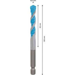 Expert HEX-9 MultiConstruction Bohrer 8 x 50 x 100 mm - 2608900581 - Bosch