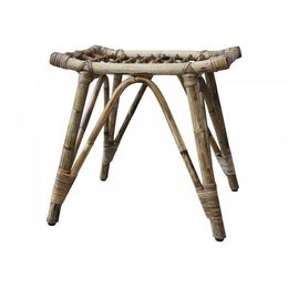 Chic Antique Hocker geflochten, 46 x 36 x 46 cm, natur