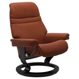 Relaxsessel stressless "Sunrise", braun (copper paloma), B:75cm H:100cm T:73cm, Leder BATICK: BATICK ist ein leicht korrigiertes, durchgefärbtes und genarbtes Möbelleder, bei dem die meisten Unebenheiten und Spuren in der Regel entfernt wurden., Leder PALOMA: PALOMA ist ein durchgefärbtes Semianilin-Möbelleder mit natürlicher Narbung., ROHLEDER Stoff Q2 FARON: Ein fester zuverlässiger Bouclu00e9 m