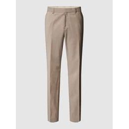 BOSS Regular Fit Stoffhose mit Label-Detail Modell 'Genius'