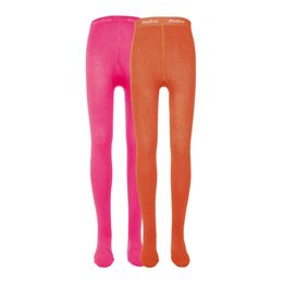 Ewers Strumpfhose M&auml;dchen Gr&ouml;&szlig;e 134/146 orange / pink