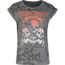 Rock Rebel by EMP T-Shirt grau in L Q324-000379 M509033