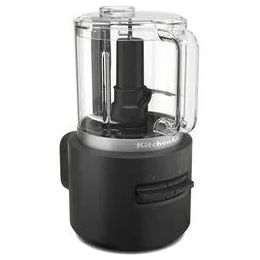 KitchenAid Zerkleinerer "5KFCR500BM", schwarz (matt schwarz), B:14,5cm H:26,55cm T:18,39cm, Zerkleinerer