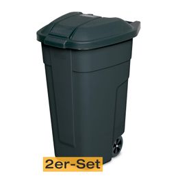 BRB M&uuml;lltonne 100 Liter VE: 2 St&uuml;ck, anthrazit/anthrazit