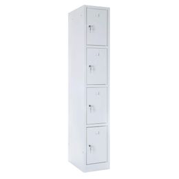 BRB 74309 F&auml;cherschrank 180 x 50 x 30 cm - 4 F&auml;cher