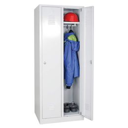 BRB 72528 Profi-Kleiderspind 180 x 60 x 50 cm - lichtgrau