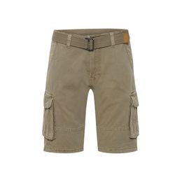 Cargoshorts INDICODE "Cargoshorts IDCosta", Herren, Gr. S, N-Gr, beige (greige), Obermaterial: 100% Baumwolle CO., casual, regular fit kurz, Hosen