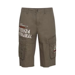 Cargoshorts FQ1924 "Cargoshorts FQMael", Herren, Gr. XXL, N-Gr, grün (dusty olive), Obermaterial: 100% Baumwolle CO., casual, regular fit normal, Hosen