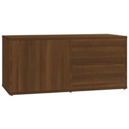 TV-Schrank Braun Eichen-Optik 80x34x36 cm Holzwerkstoff vidaXL