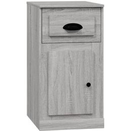 vidaXL - Beistellschrank mit Schublade Grau Sonoma 40x50x75 cm