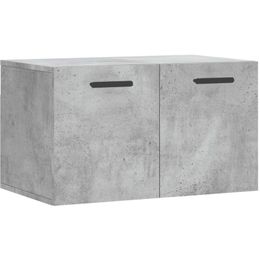 vidaXL - Wandschrank Betongrau 60x36,5x35 cm Holzwerkstoff