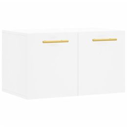 vidaXL - Wandschrank Weiß 60x36,5x35 cm Holzwerkstoff