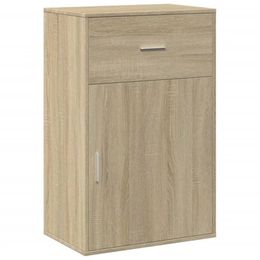 vidaXL - Beistellschrank Sonoma-Eiche 56,5x39x90 cm Holzwerkstoff