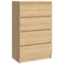 vidaXL - Sideboard Sonoma-Eiche 60x35x98,5 cm Holzwerkstoff